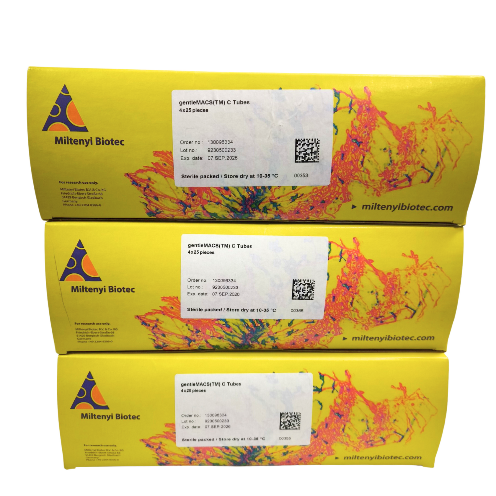 gentleMACS™ C Tubes, Pack of 100 (130-096-334) – OptimazeUK